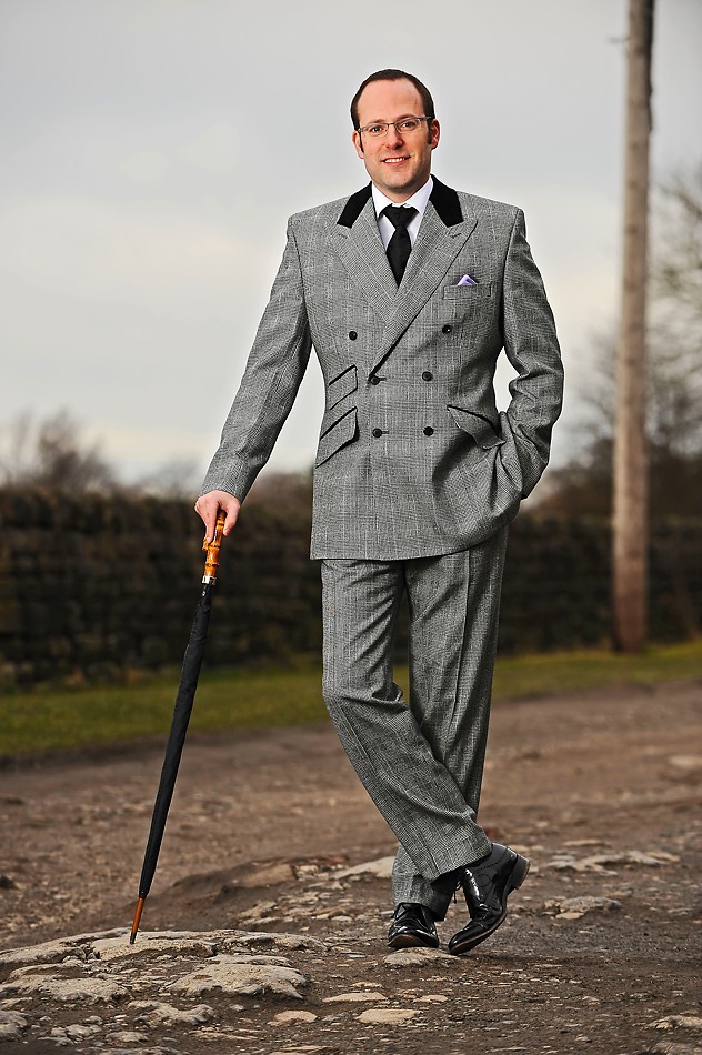 James Michelsberg of Michelsberg Tailoring in first DNA suit